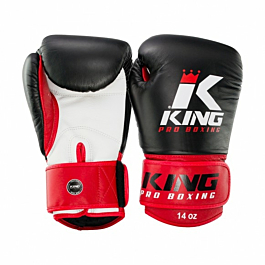 Boxing Gloves King Pro black, red - Knockout24.com