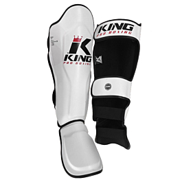 Shinguards King Pro Boxing, white - Knockout24.com