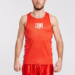 Boxing singlet Leone 1947 red - Knockout24.com