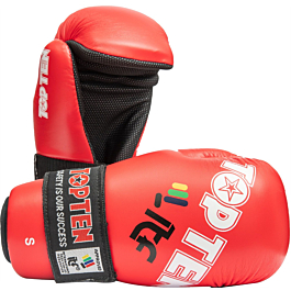 Taekwondo gloves TOP TEN ITF red - Knockout24.com